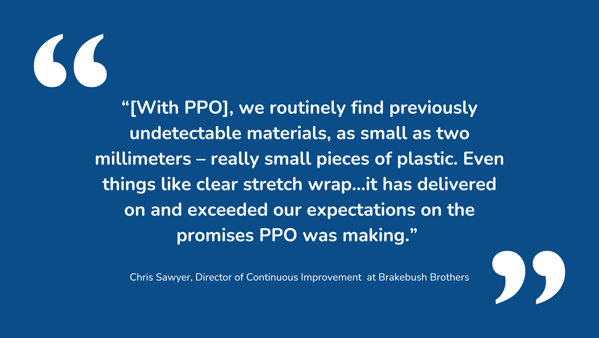 Foreign Material Inspection Technology Face-off | P&P Optica